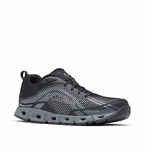 Columbia Mens Drainmaker Iv Water Shoe, Black, Lux, 10.5 US