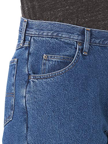 Wrangler Authentics Men's Fleece Lined Five Pocket Jean, Stonewash, 36W X 32L