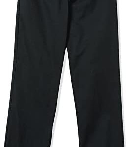 Amazon Essentials Men's Classic-Fit Wrinkle-Resistant Flat-Front Chino Pant (Available in Big & Tall), Black, 34W x 34L