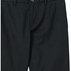 Amazon Essentials Men's Classic-Fit Wrinkle-Resistant Flat-Front Chino Pant (Available in Big & Tall), Black, 34W x 34L