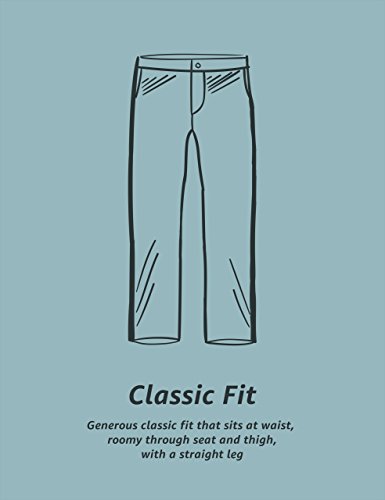 Amazon Essentials Men's Classic-Fit Wrinkle-Resistant Flat-Front Chino Pant (Available in Big & Tall), Black, 36W x 30L