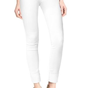 Hybrid & Company Women's Perfectly Shaping Stretchy Deep Cuff Denim Jeans P43997SK White 13