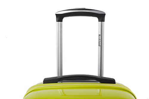 Rockland Melbourne Hardside Expandable Spinner Wheel Luggage, Two Tone Green, Carry-On 20-Inch