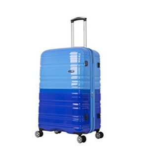 Rockland Melbourne Hardside Expandable Spinner Wheel Luggage, Two Tone Blue, 2-Piece Set (20/28)