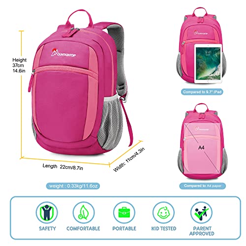 MOUNTAINTOP Kids Backpack for Boys Girls School Camping Children's Backpack