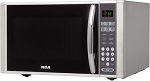 rca rmw1134 21" 1.1 cu.ft, microwave oven countertop, 20.75 x 16.20 x 11.00 inches, stainless steel