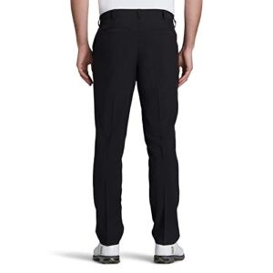 IZOD Men's Golf Swingflex Straight-Fit Flat-Front Pants, black, 38W X 30L