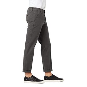 Dockers Men's Slim Fit Workday Khaki Smart 360 Flex Pants, Storm Grey, 34W x 32L