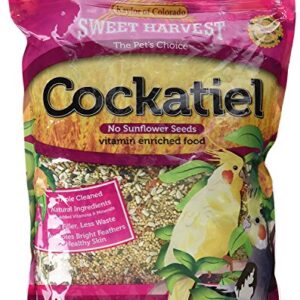 Kaylor of Colorado AS-48663-2 4 lb (Pack of 2) Sweet Harvest Cockatiel Without Sunflower Seeds Bird Food