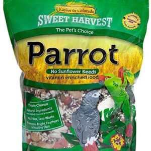 Kaylor of Colorado AS-1107025-2 2 lb (Pack of 2) Sweet Harvest Parrot Without Sunflower Seeds Bird Food