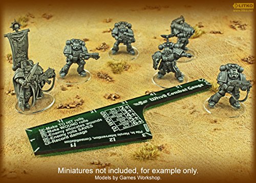 LITKO Close Combat Gauge | Compatible with Warhammer 8th Edition | (Translucent Green)