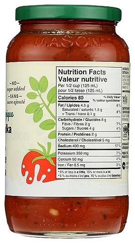 365 by Whole Foods Market, Organic Creamy Vodka Pasta Sauce, 25 Ounce