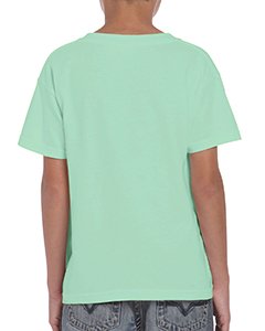 Gildan Youth 53 Oz T-Shirt - Mint Green - M - (Style # G500B - Original Label)