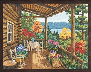 janlynn cross stitch kit, 16"x12" 14 count