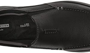 Clarks Men's Cotrell Free Shoe, black oily leather, 13 Wide US