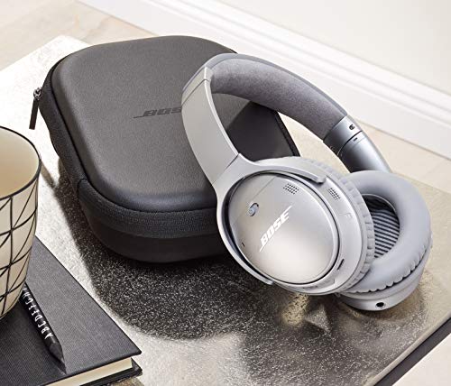 Bose QuietComfort 35 II Noise Cancelling Bluetooth Headphonesâ€” Wireless, Over Ear Headphones with Built in Microphone and Alexa Voice Control, Silver