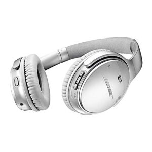 Bose QuietComfort 35 II Noise Cancelling Bluetooth Headphonesâ€” Wireless, Over Ear Headphones with Built in Microphone and Alexa Voice Control, Silver