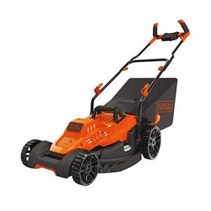 black+decker electric lawn mower, 12-amp, 17-inch (bemw482bh)