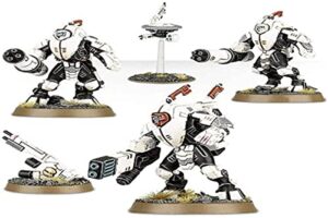 games workshop 99120113062" tau empire xv25 stealth battlesuits plastic kit for 12 years to 99 years