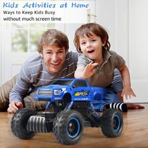 Double E RC Cars Remote Control Car 1:12 Off Road Monster Truck for Boy Adult Gifts,2.4Ghz All Terrain Hobby Car,4WD Dual Motors LED Headlight Rock Crawler