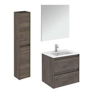 ws bath collections 60 pack 2 sa ambra bathroom vanity, samara ash, 3 each