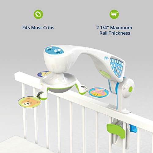 Nurture Smart - Baby Crib Mobile & Projector - Multiple Sound Options - Baby Mobile for Crib - Crib Soother - Keeps Your Baby Relaxed - Easy Parenting - Development Toy