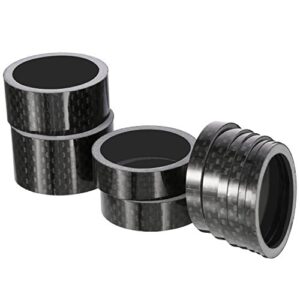 sumind 11 pieces bike carbon fiber headset spacer bicycle 1-1/8 inch 20 15 10 5 3 2 1 mm, 7 size