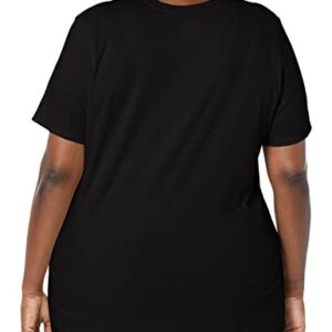 JUST MY SIZE womens Just My Size Women's Plus-size Graphic Short Sleeve V-neck T-shirt T Shirt, Big Love, 3X US