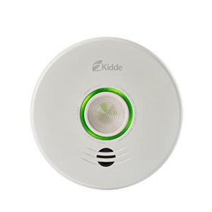 kidde smoke detector, 10-year battery, photoelectric sensor wire-free interconnect smoke alarm, voice alert