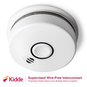 Kidde Smoke & Carbon Monoxide Detector, 10-Year Battery, Interconnect Combination Smoke & CO Alarm, Voice Alert