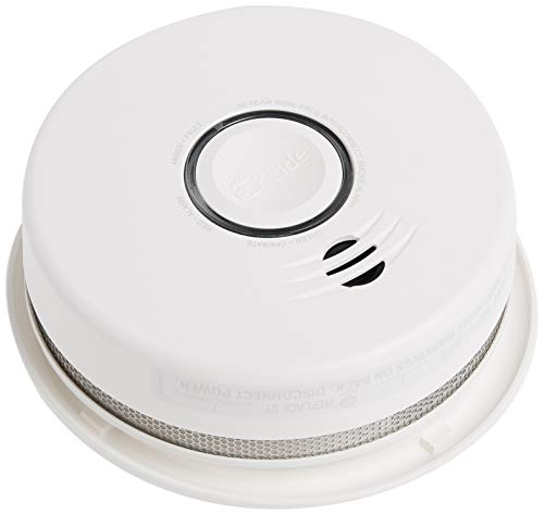 Kidde Wireless Smoke Detector, 10-Year Battery, Voice Alerts, Photoelectric Sensor Wire-Free Smoke Alarm