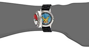 Accutime Kids Pokemon Pikachu Analog Quartz Wrist Watch with Blue Face & Black Strap, Cool Inexpensive Gift & Party Favor for Boys, Toddlers, Girls, Adults All Ages (Model: POK9025)