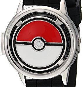 Accutime Kids Pokemon Pikachu Analog Quartz Wrist Watch with Blue Face & Black Strap, Cool Inexpensive Gift & Party Favor for Boys, Toddlers, Girls, Adults All Ages (Model: POK9025)