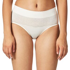 warner's womens cloud 9 stretch smooth and seamless ru3231p/ru3234p hipster panties, gardenia, x-large us