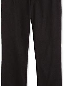 Amazon Essentials Men's Slim-Fit Wrinkle-Resistant Flat-Front Chino Pant, Black, 34W x 30L