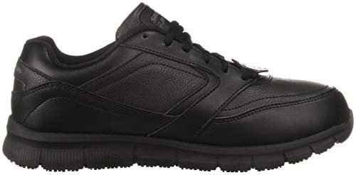 Skechers Men's Nampa Food Service Shoe, Black, 13