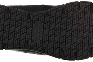 Skechers Men's Nampa Food Service Shoe, Black, 13