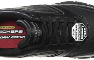 Skechers Men's Nampa Food Service Shoe, Black, 13