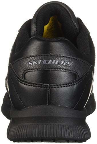 Skechers Men's Nampa Food Service Shoe, Black, 13