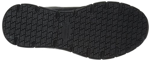 Skechers Men's Nampa-Groton Food Service Shoe, Black, 12 Wide