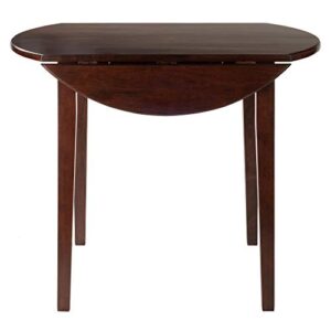 Winsome Wood Clayton Dining Walnut, 35.98x35.98x29.13