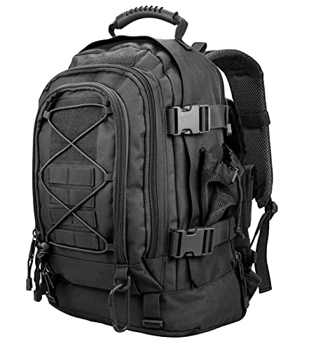 WolfWarriorX Tactical Backpack for men Military Army Expandable 3 Day Pack for Camping Hiking