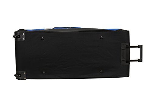 Rockland Drop Bottom Rolling Duffel Bag, Navy, 40-Inch