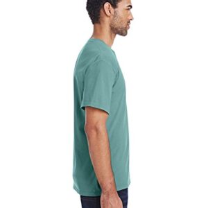 Men's 5.5 oz., 100% Ringspun Cotton Garment-Dyed T-Shirt L CYPRESS GREEN