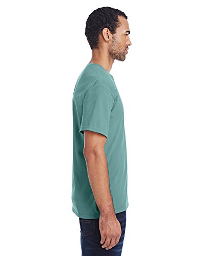 Men's 5.5 oz., 100% Ringspun Cotton Garment-Dyed T-Shirt L CYPRESS GREEN