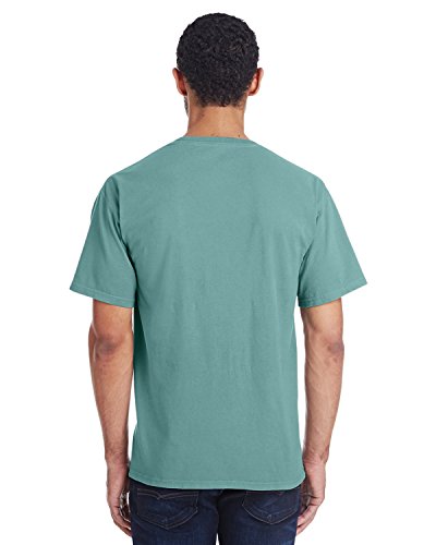 Men's 5.5 oz., 100% Ringspun Cotton Garment-Dyed T-Shirt L CYPRESS GREEN