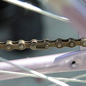 ZONKIE Bike Chain Single-Speed, Bicycle Chain 1 Speed, 1/2 × 1/8 inch,116 Links