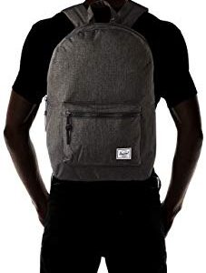 Herschel Settlement Backpack, Black Crosshatch/Black, Classic 23.0L