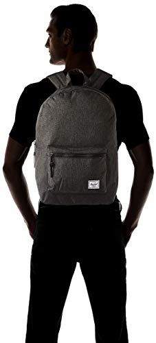 Herschel Settlement Backpack, Black Crosshatch/Black, Classic 23.0L