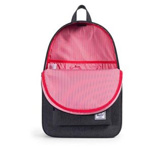 Herschel Settlement Backpack, Black Crosshatch/Black, Classic 23.0L